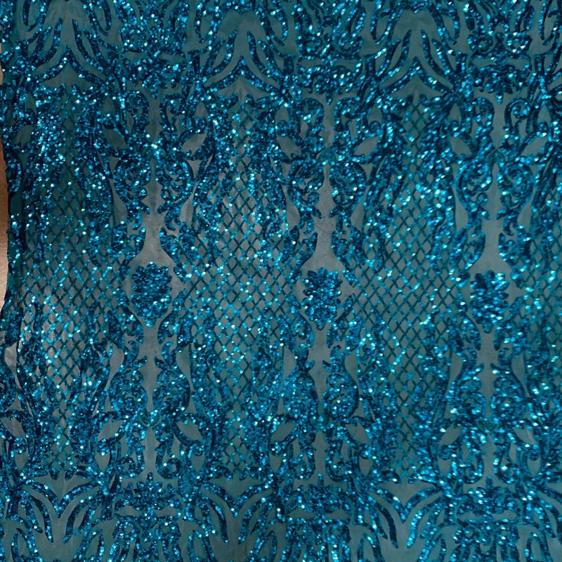 Turquoise Fabric - Etsy