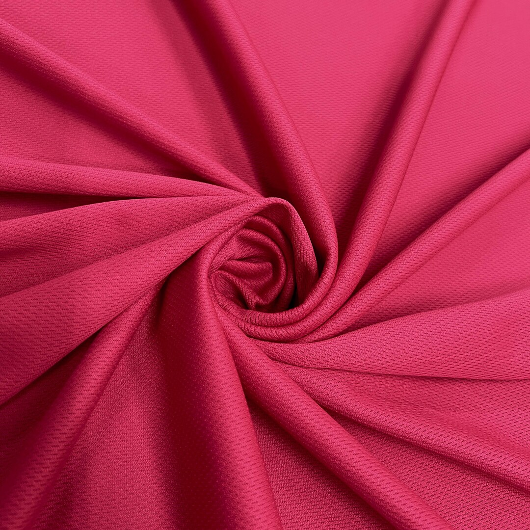 Mikaela FUCHSIA Polyester Dimple Sports Mesh Knit Fabric by the Yard - Etsy