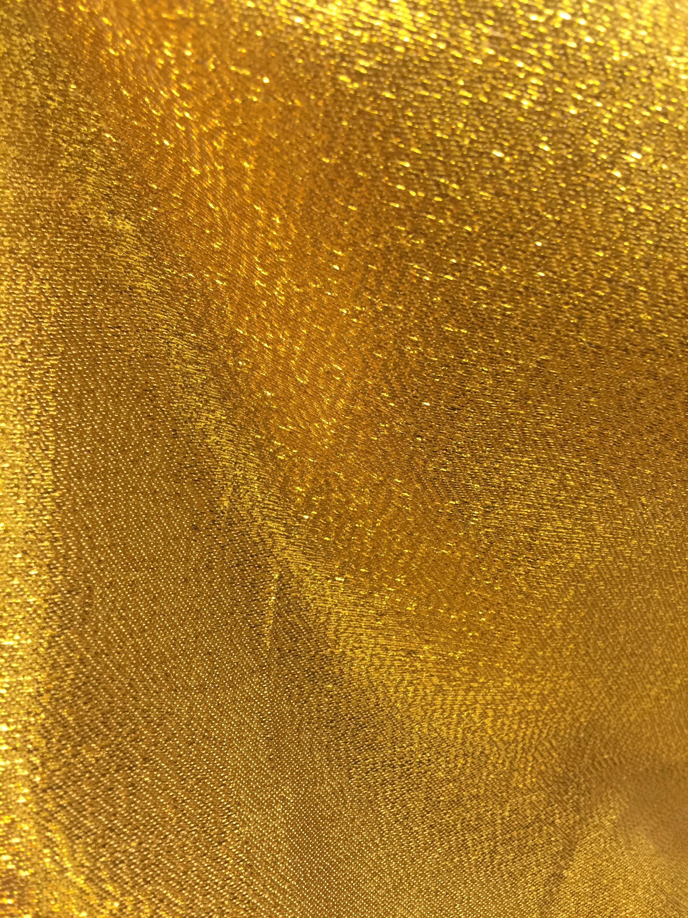 Kenzie BRIGHT GOLD Light Weight Lamé Fabric by the Yard - 10059 - Etsy