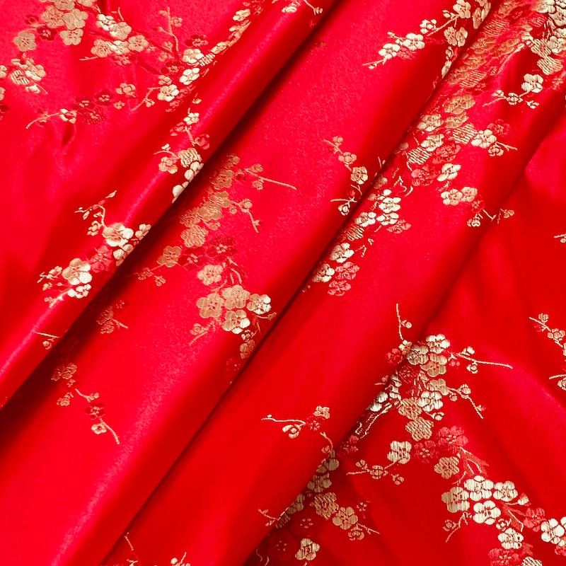 Chinese Silk Brocade Robe - Etsy