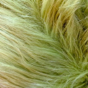 Sasha OLIVE GREEN 2 Inch Long Pile Soft Luxury Faux Fur Fabric | Etsy