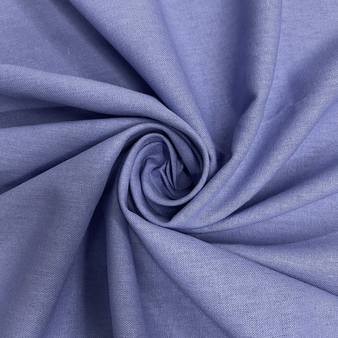 Karla LIGHT PURPLE Soft Hand Feel Linen Rayon Fabric by the Yard for ...