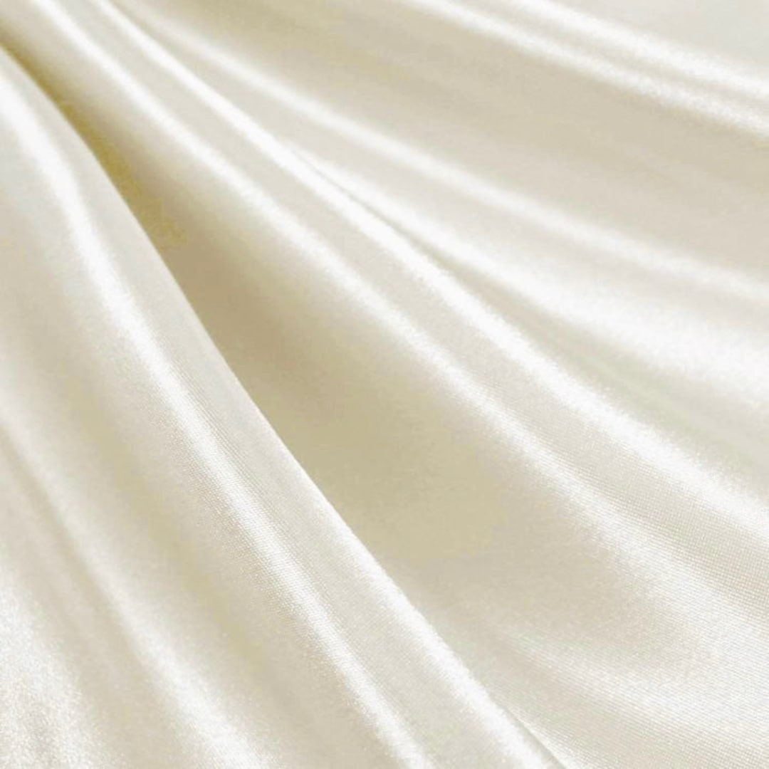 Eliza IVORY Shiny Heavy Bridal Wedding Satin Fabric by the Yard - 10009 ...