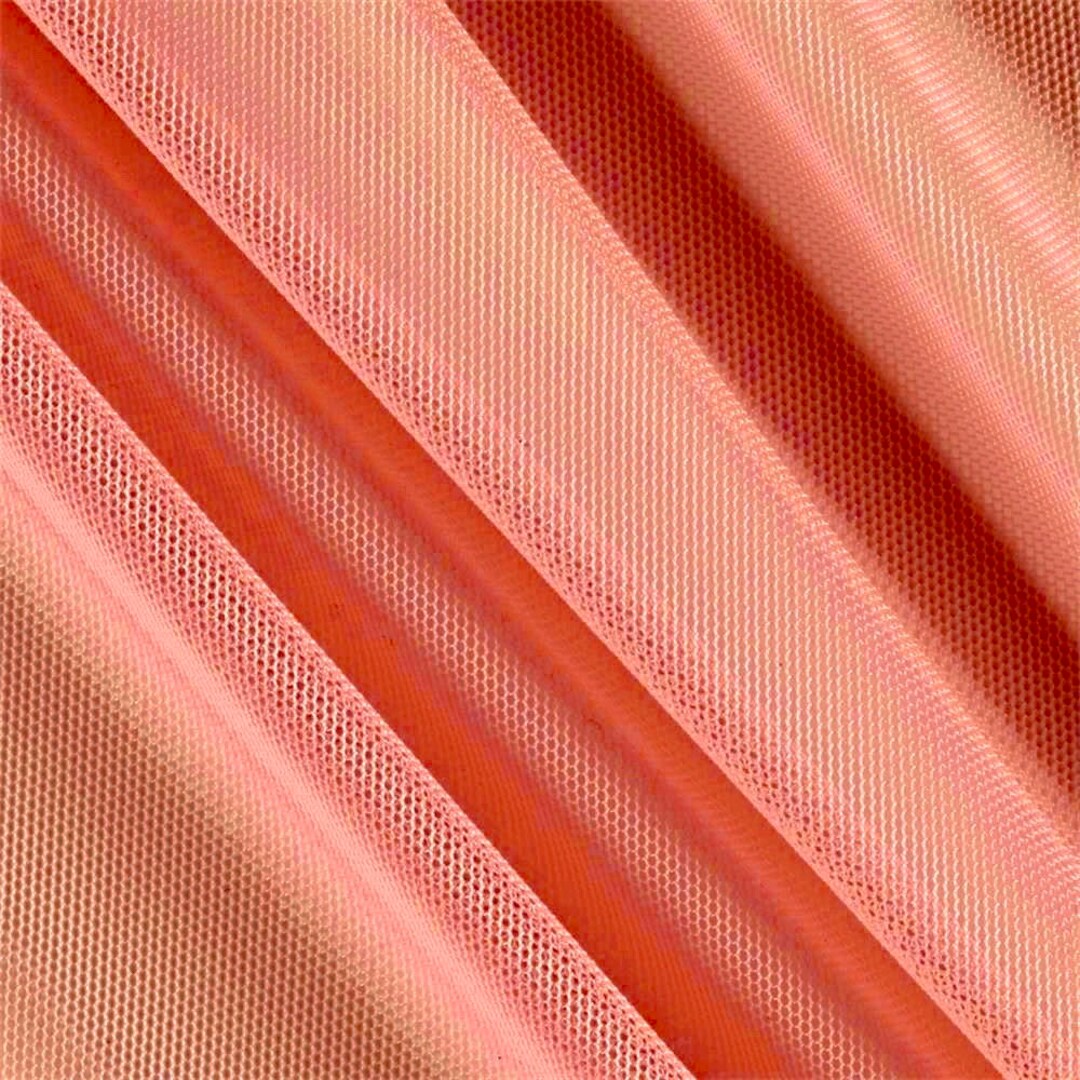 Katie LIGHT CORAL English Netting Fabric by the Yard - 10067 - Etsy