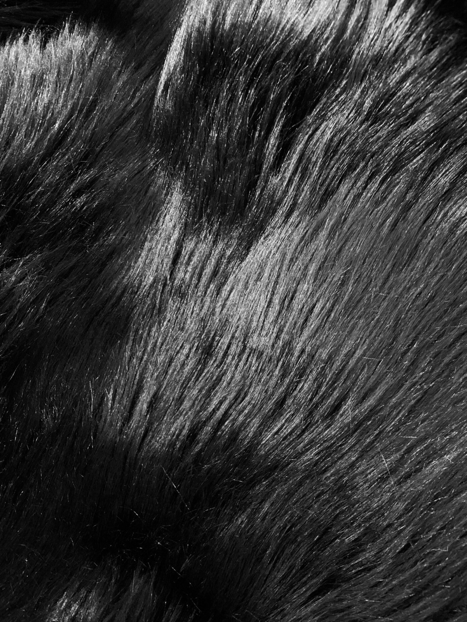 Sasha BLACK 2 Inch Long Pile Soft Luxury Faux Fur Fabric - Etsy