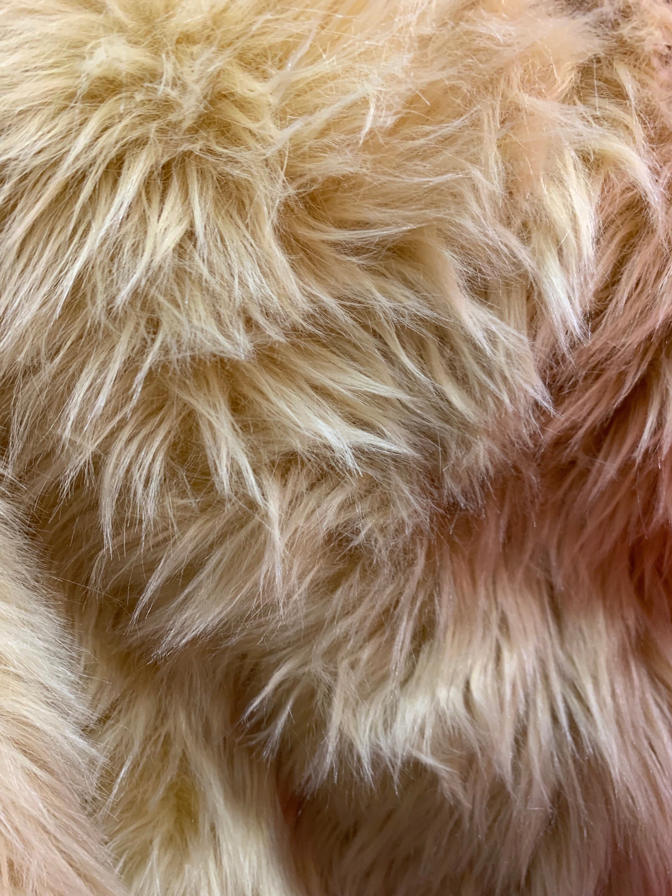 Sasha BEIGE 2 Inch Long Pile Soft Luxury Faux Fur Fabric - Etsy