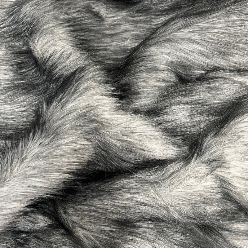 Gray Wolf Fur Fabric - Etsy