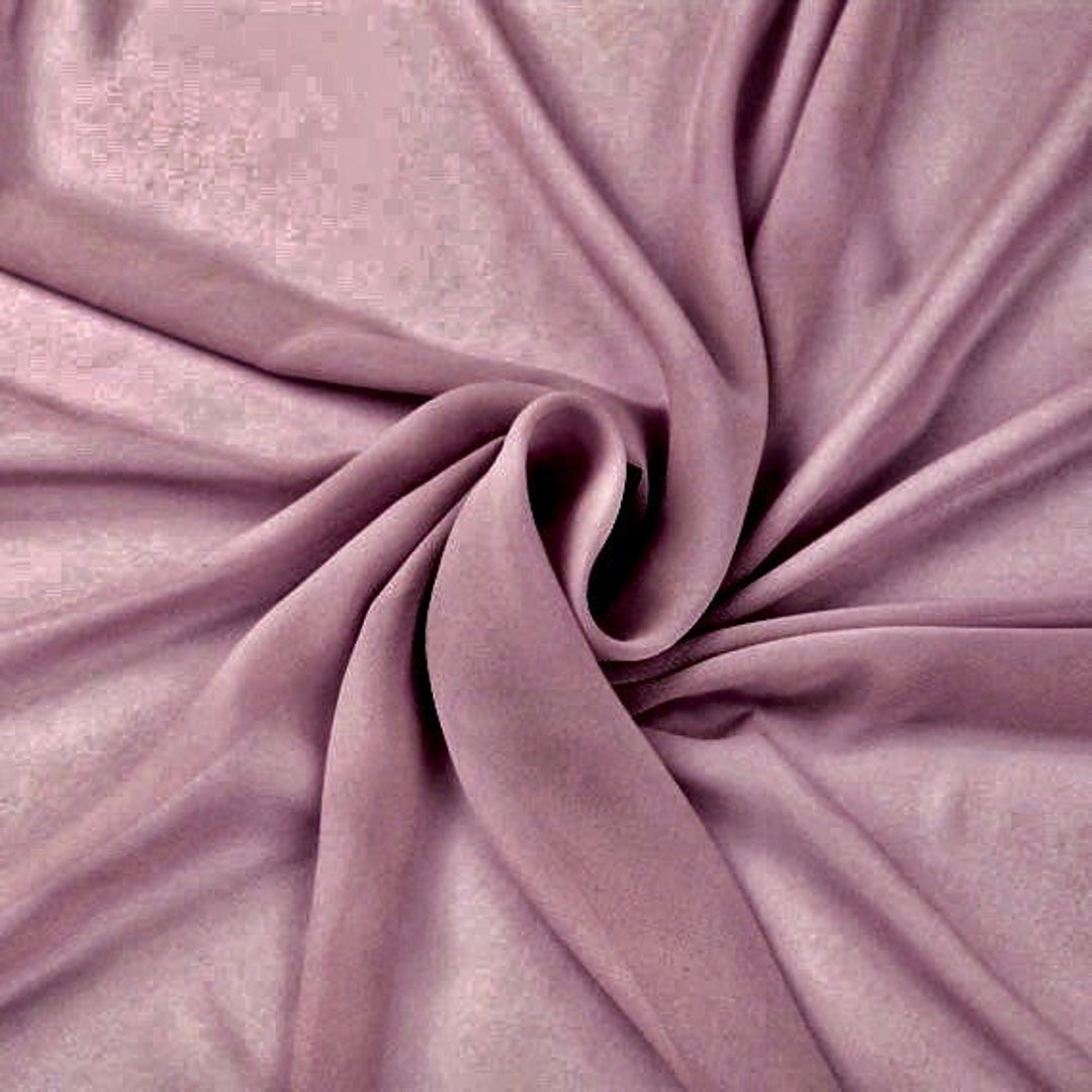 Danielle DARK PINK MAUVE Polyester Hi-multi Chiffon Fabric by the Yard ...