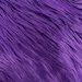 Purple Shag Faux Fur Fabric by the Yard 60" Wide, Shaggy, Long Pile ...
