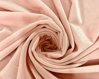 Blush Velvet Fabric | Etsy