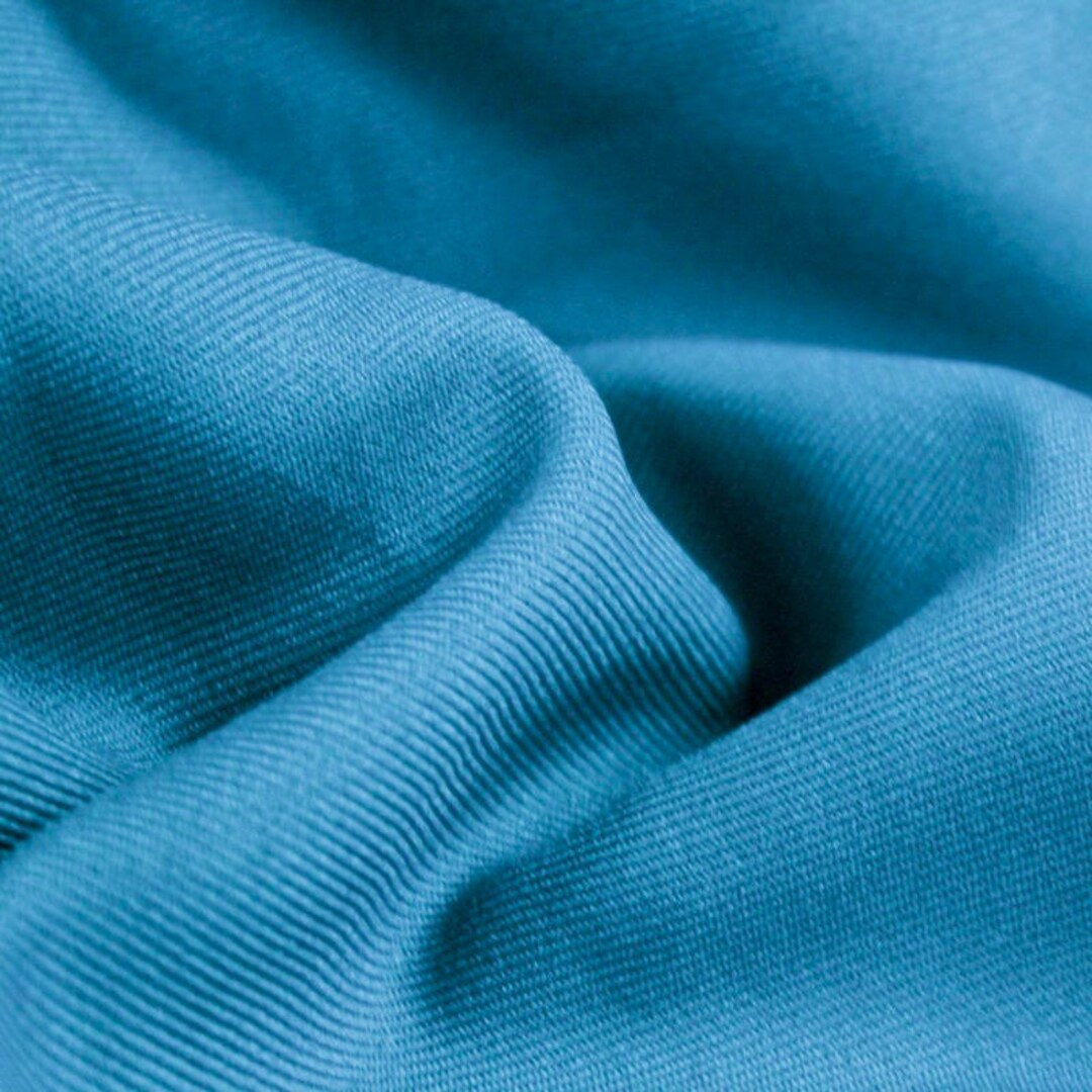 Delaney TURQUOISE Polyester Gabardine Fabric by the Yard for Suits ...