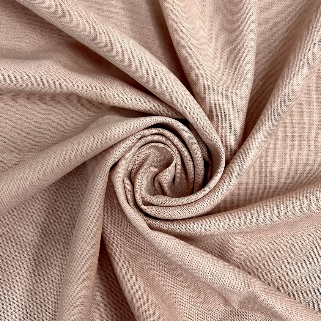 Karla BLUSH PINK Soft Hand Feel Linen Rayon Fabric by the Yard for ...