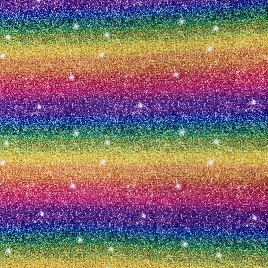 Dorothy RAINBOW Printed Bullet Stretch Fabric for Ribbons, Head Wraps ...