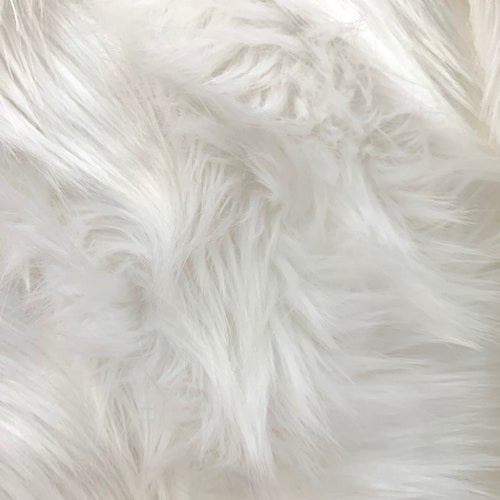 Zahra WHITE 0.75 Inch Short Pile Soft Faux Fur Fabric for - Etsy