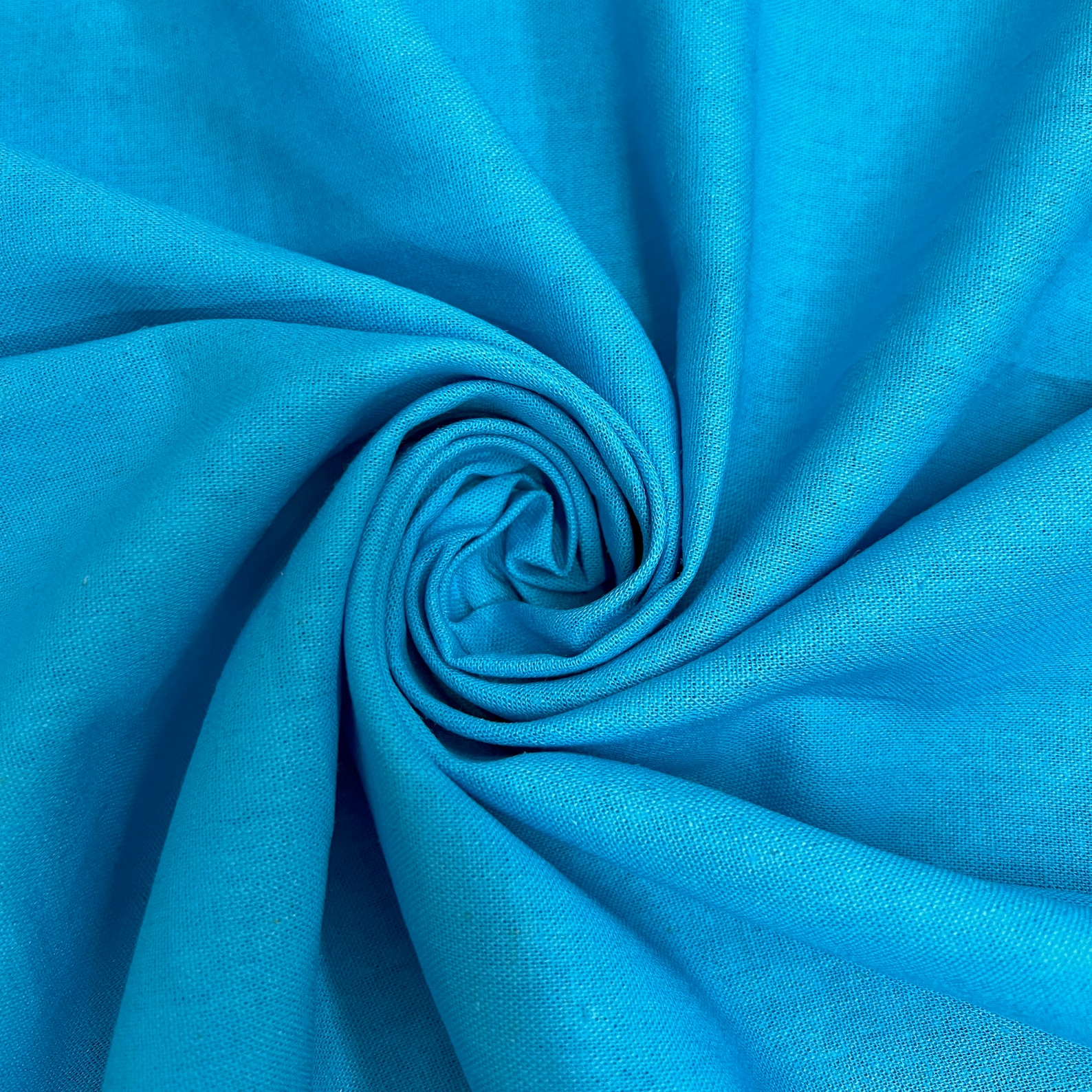 Karla TURQUOISE Soft Hand Feel Linen Rayon Fabric by the Yard for ...