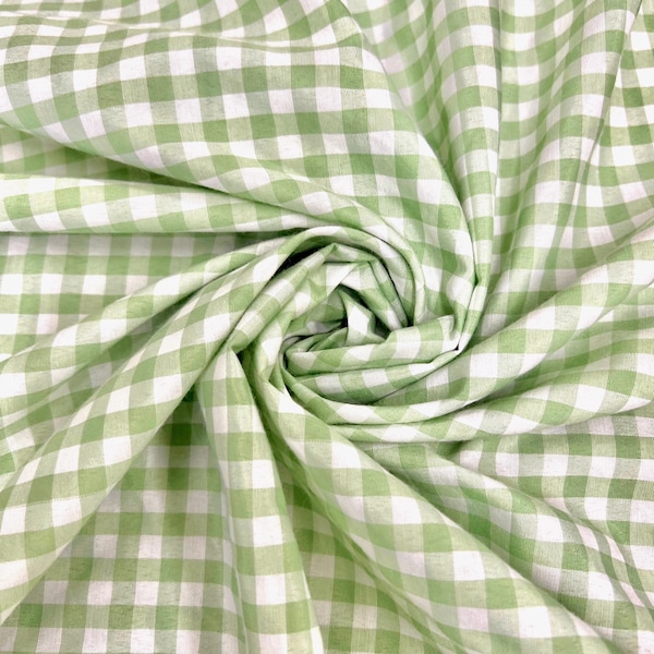 Green Gingham Dress - Etsy