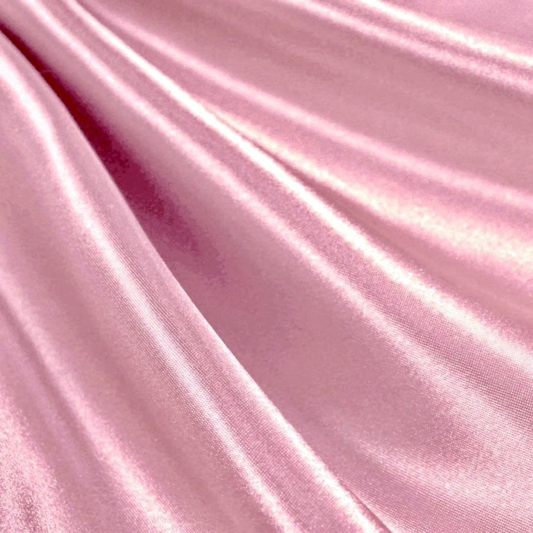 Eliza PINK Shiny Heavy Bridal Wedding Satin Fabric by the Yard - 10009 ...