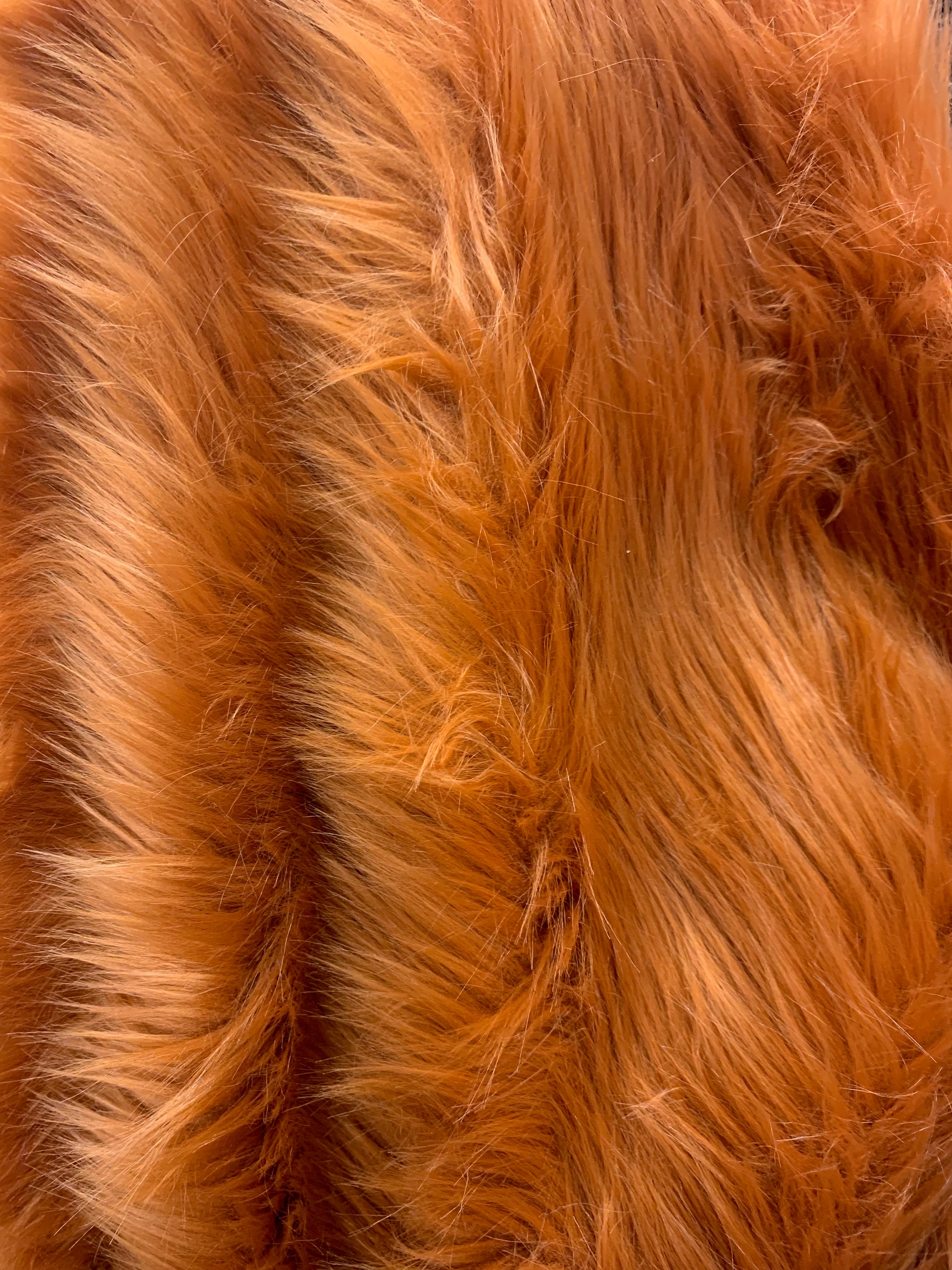 Sasha RUST Long Pile Soft Luxury Faux Fur Fabric Fursuit - Etsy Australia