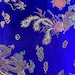Hope ROYAL BLUE Dragon Brocade Chinese Satin Fabric by the Yard - 10040 ...
