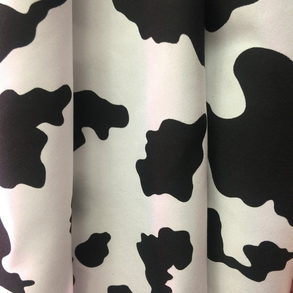 Cow Print Fabric - Etsy