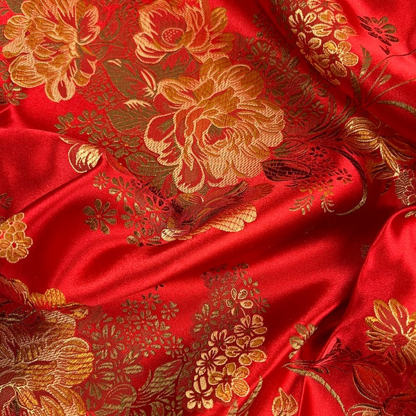 Chinese Silk Fabric - Etsy