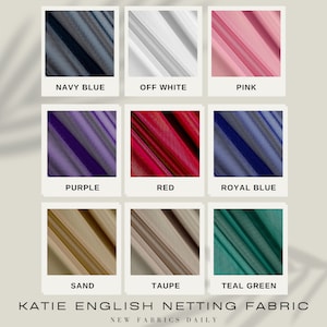 Katie English Netting Fabric by the Yard - Etsy