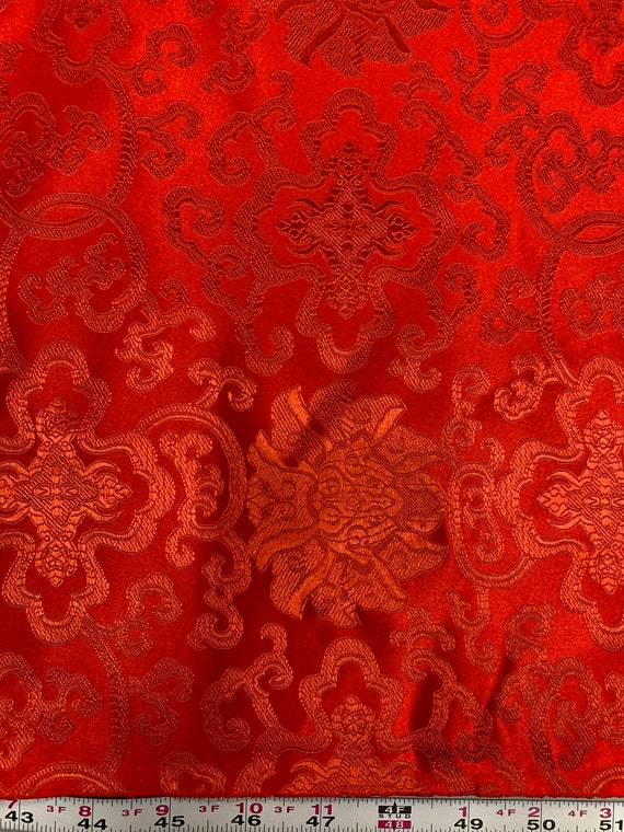 Red Chinese Fabric