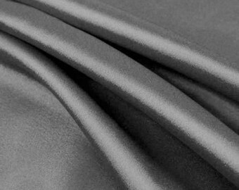 Grey Silk Fabric | Etsy