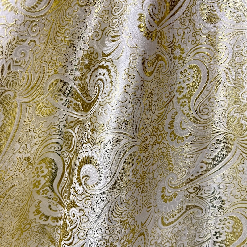Gold Fabric - Etsy