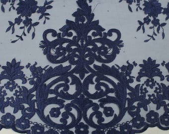 Navy Blue Damask - Etsy