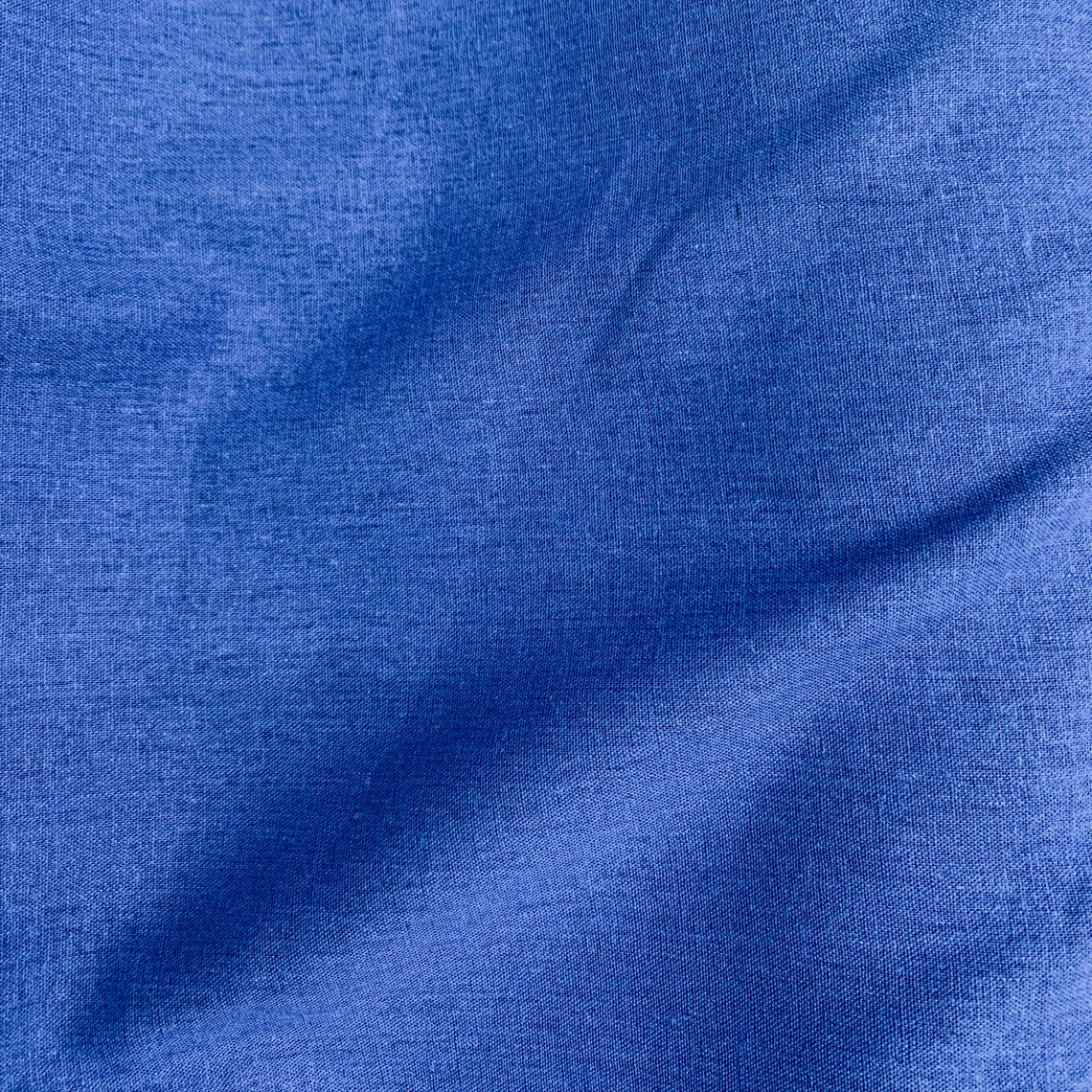 Karla DENIM BLUE Soft Hand Feel Linen Rayon Fabric by the Yard for ...