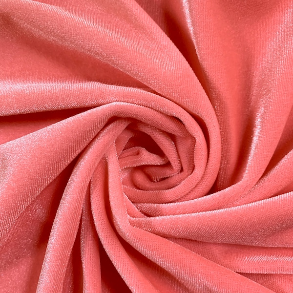 Coral Fabric by the Yard - Etsy
