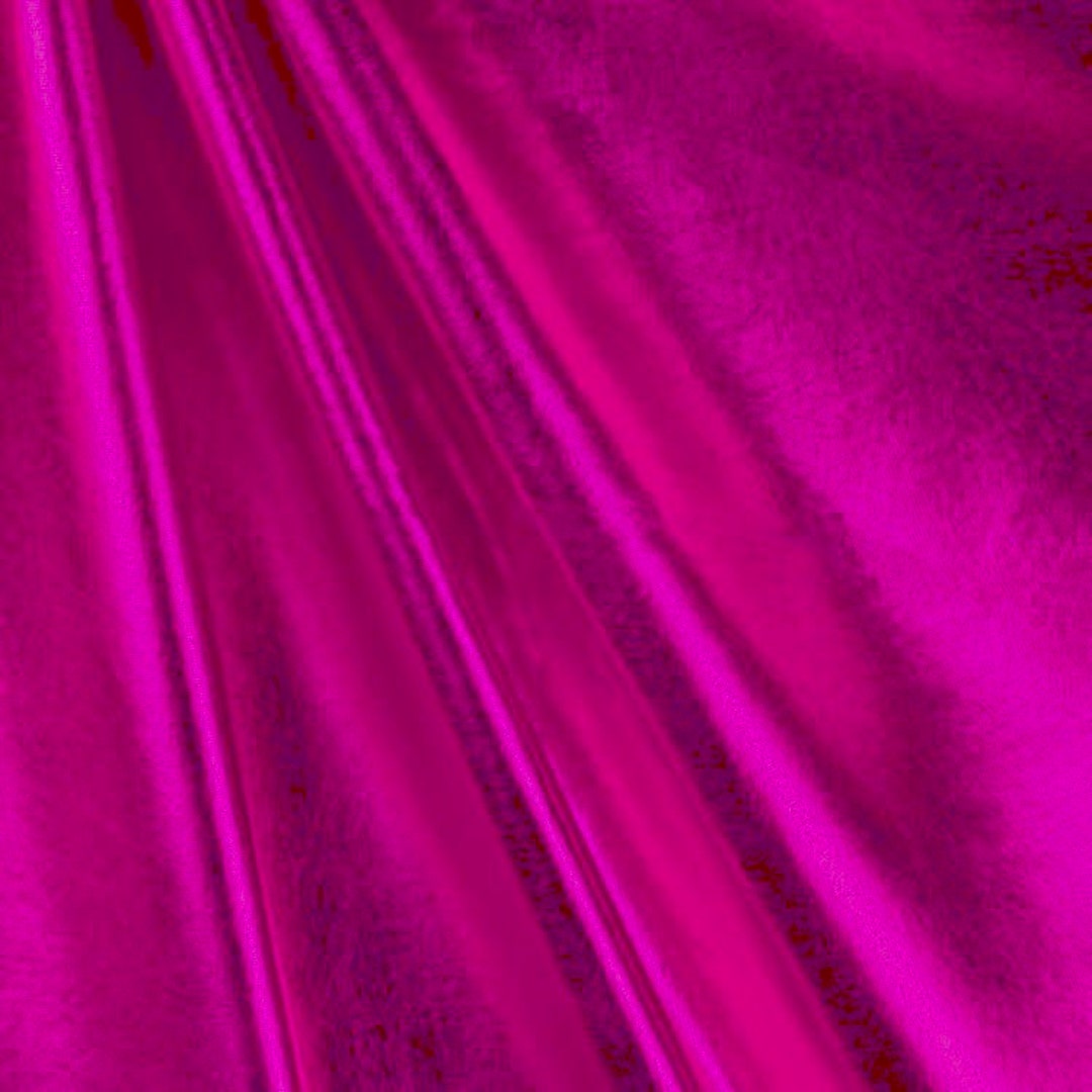 Finley FUCHSIA 4-way Stretch Metallic Foil Fabric by the Yard - 10013 ...