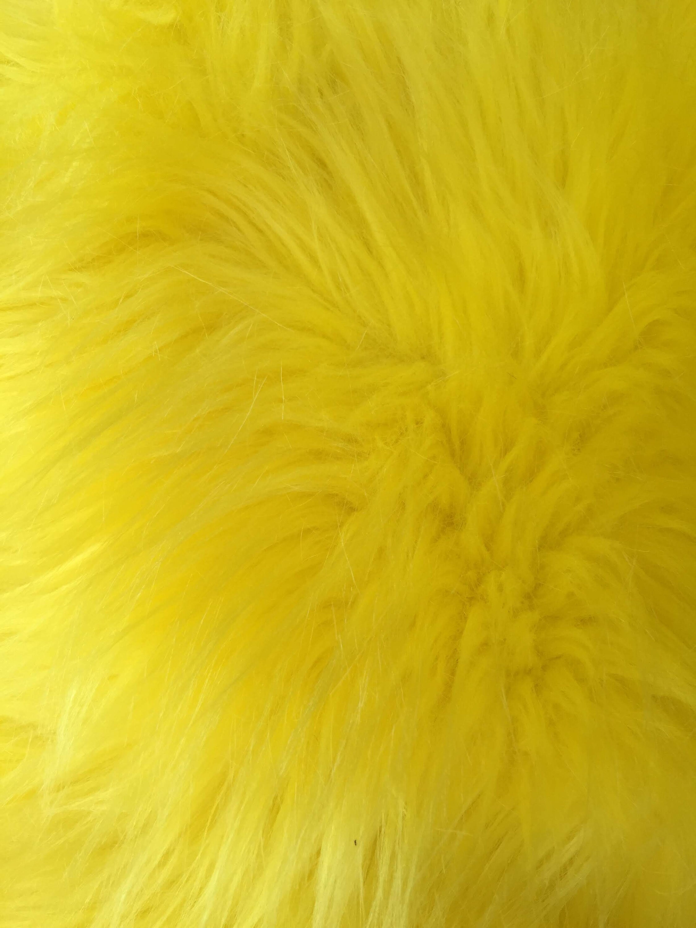 Eden YELLOW Shaggy Long Pile Soft Faux Fur Fabric for Fursuit - Etsy