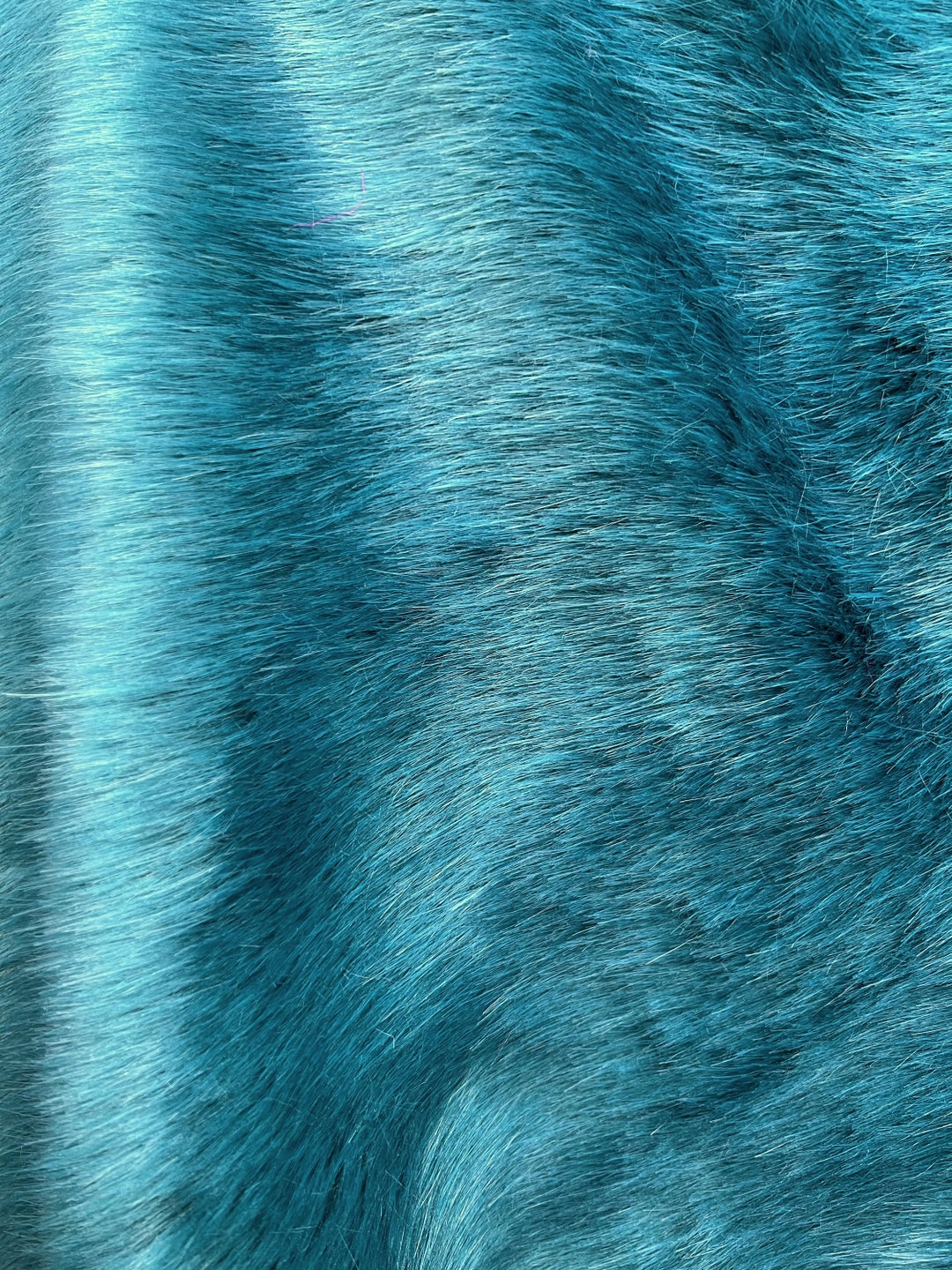 Zahra TEAL 0.6 Inch Short Pile Soft Faux Fur Fabric for Fursuit ...