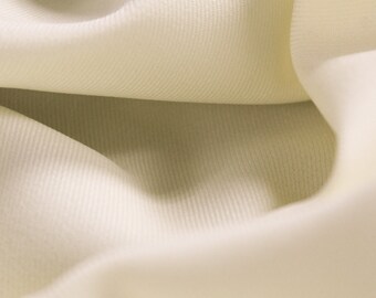 Ivory Polyester Fabric Ivory Fabric Yardage Fabric by the - Etsy