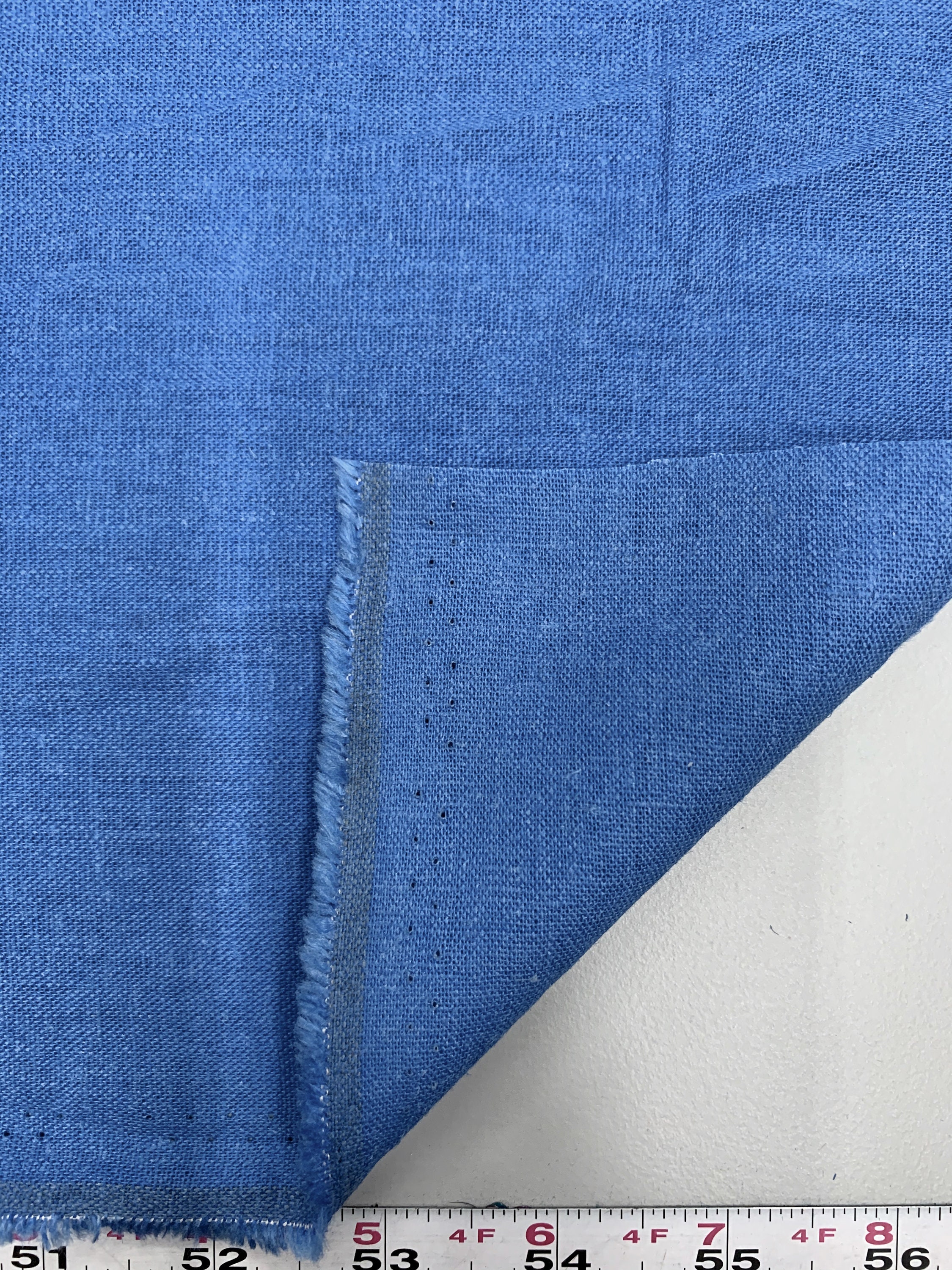 Karla DENIM BLUE Soft Hand Feel Linen Rayon Fabric by the Yard for ...
