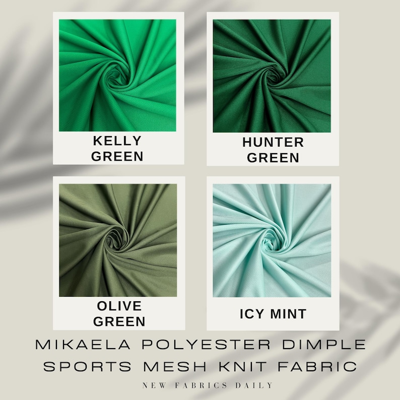 Mikaela Polyester Dimple Sports Mesh Knit Fabric by the Yard - Etsy