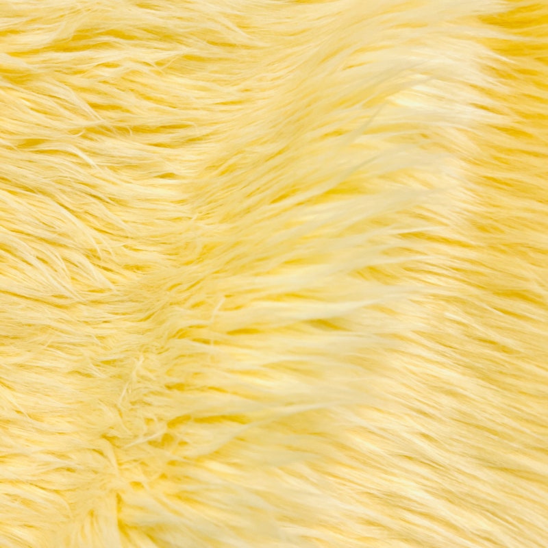Yellow Fur Fabric - Etsy