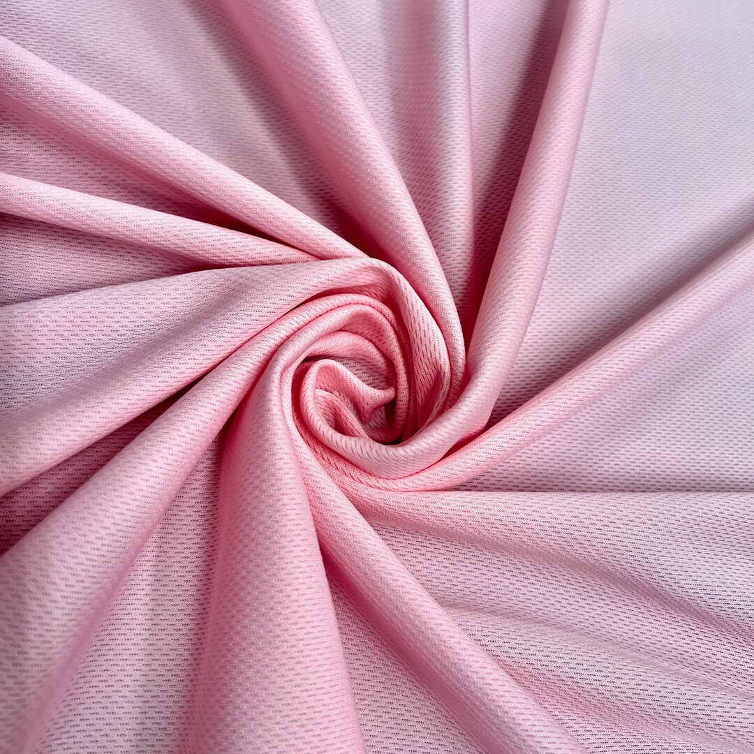 Mikaela PINK Polyester Dimple Sports Mesh Knit Fabric by the Yard - Etsy