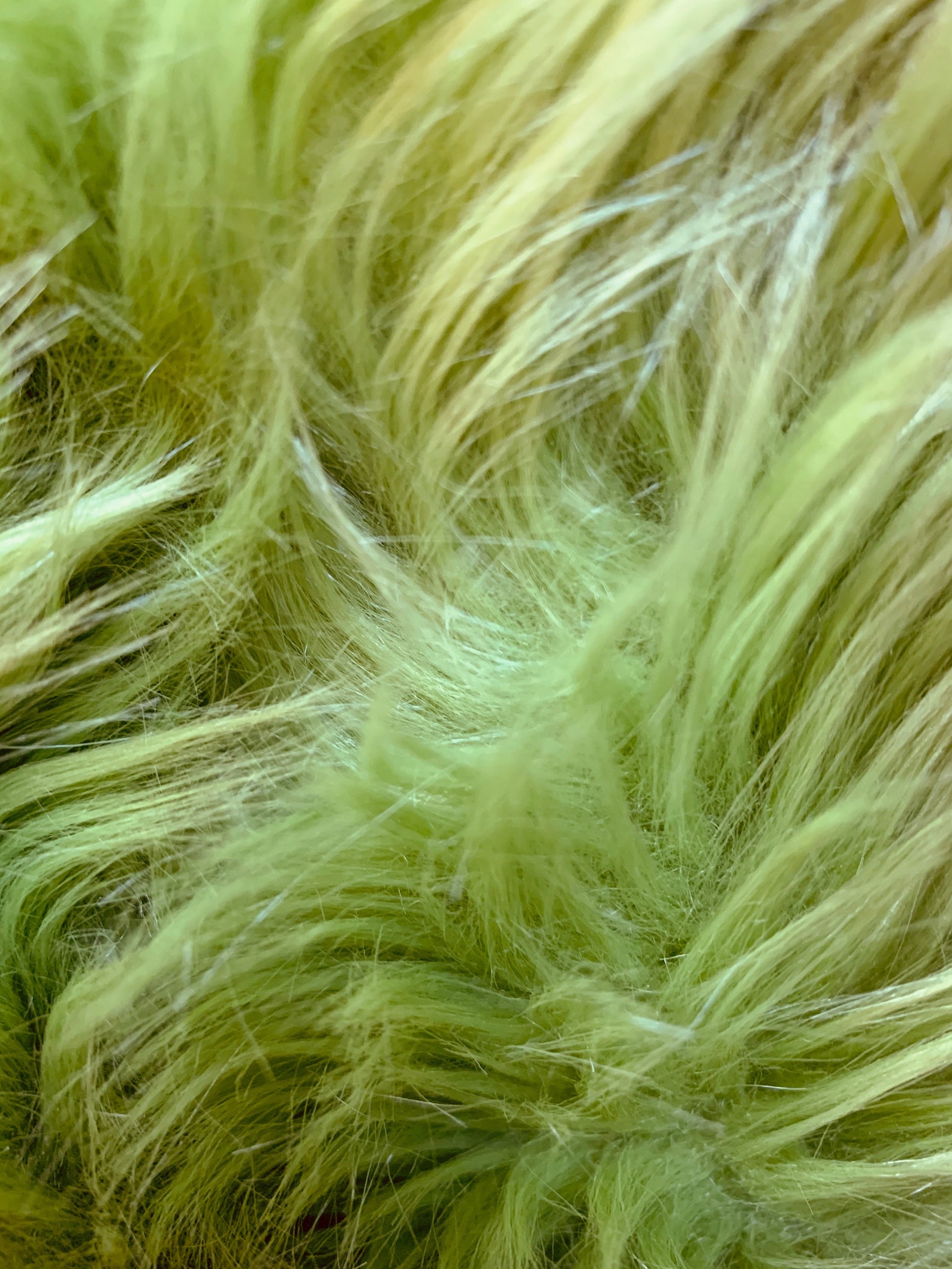 Sasha OLIVE GREEN 2 Inch Long Pile Soft Luxury Faux Fur Fabric | Etsy