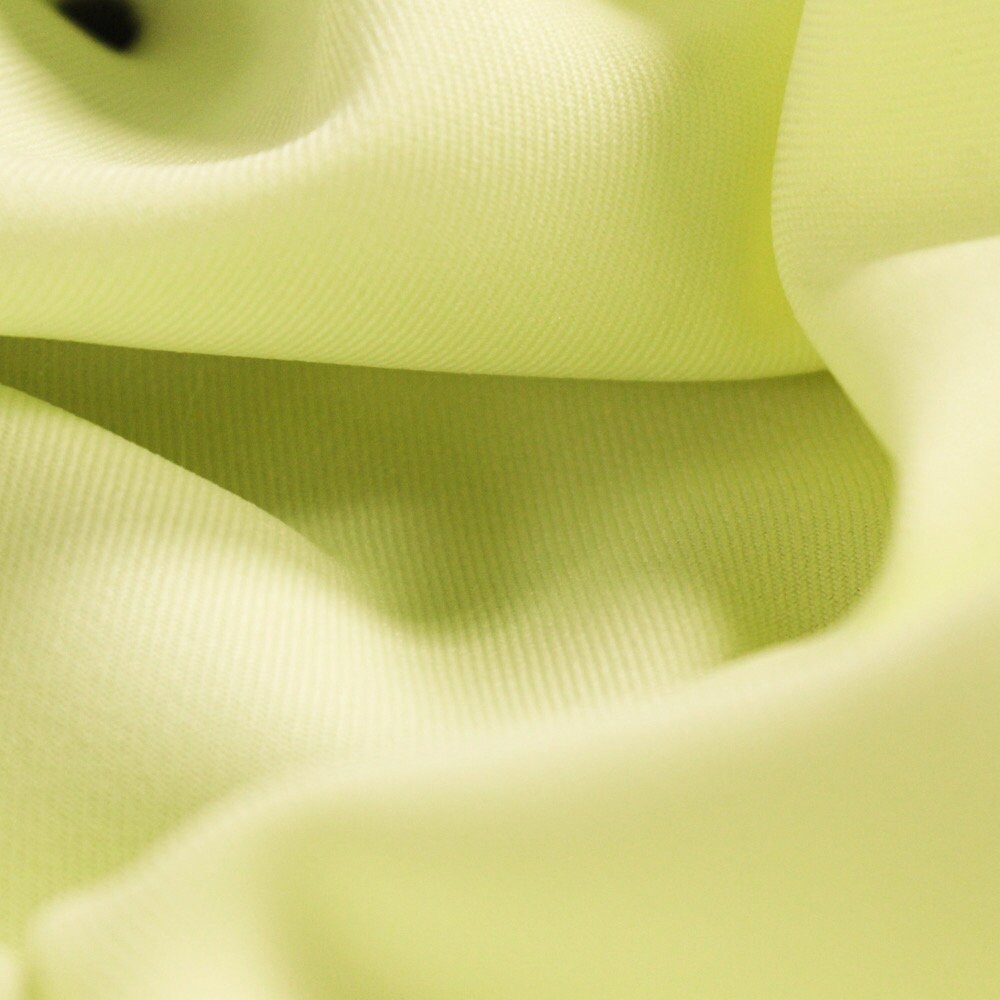Delaney LIGHT YELLOW Polyester Gabardine Fabric by the Yard for Suits ...