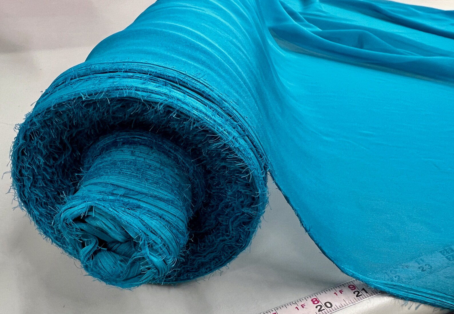 Jolene CRYSTAL TEAL Polyester Two-tone Chiffon Fabric by the Yard ...