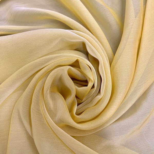 Yellow Chiffon Dress - Etsy