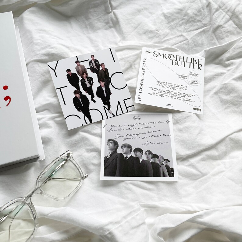 BTS Print Mini Poster Set Bts Postcards Set Bts Wall Decor - Etsy