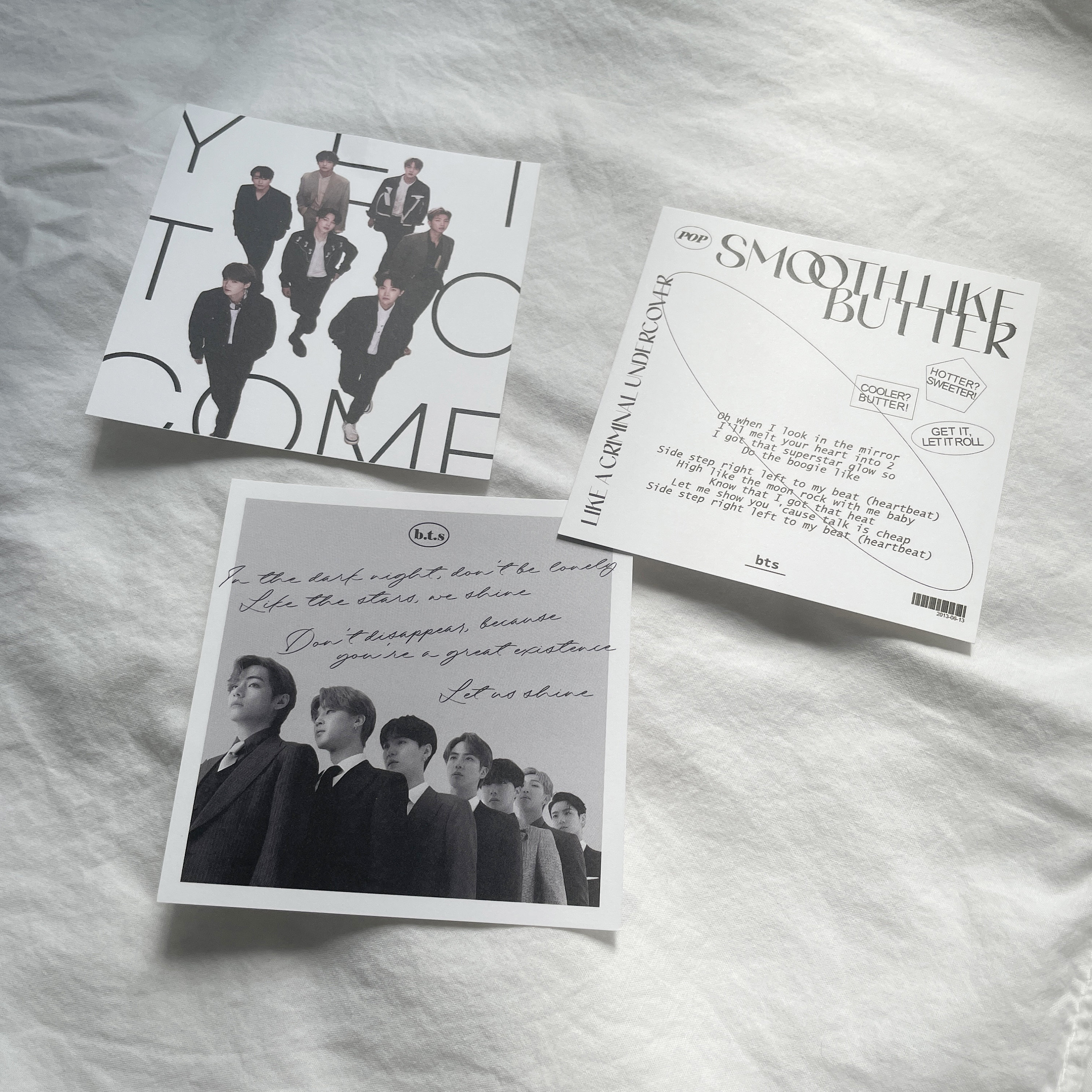 BTS Print Mini Poster Set, Bts Postcards Set, Bts Wall Decor, Bts ...