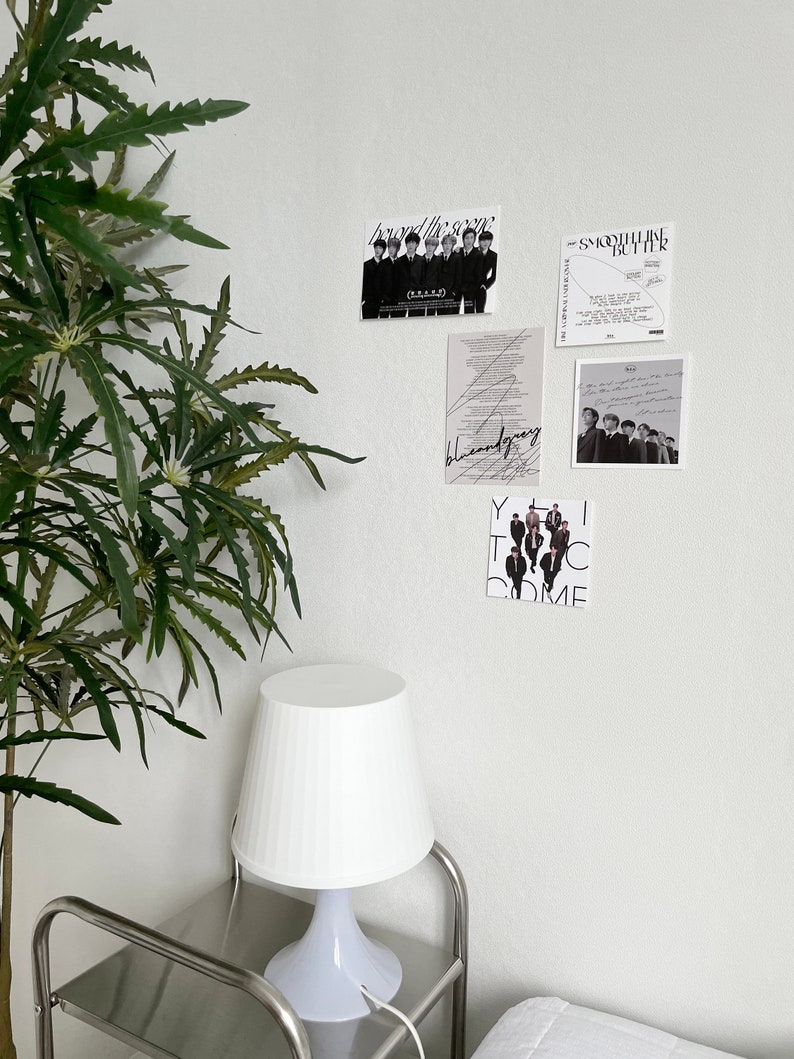 BTS Print Mini Poster Set Bts Postcards Set Bts Wall Decor - Etsy