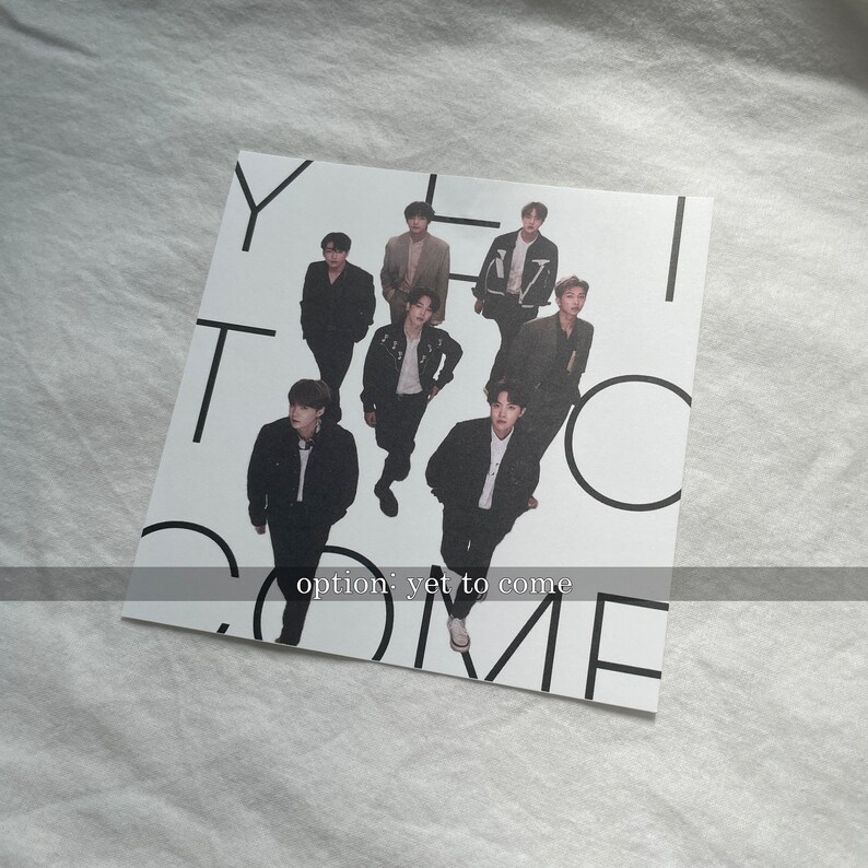 BTS Print Mini Poster Set, Bts Postcards Set, Bts Wall Decor, Bts ...