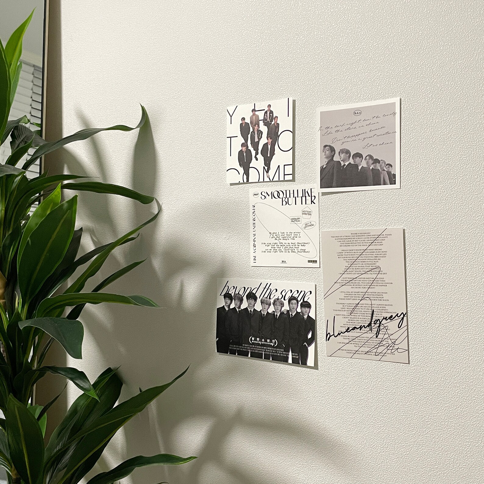 BTS Print Mini Poster Set Bts Postcards Set Bts Wall Decor - Etsy