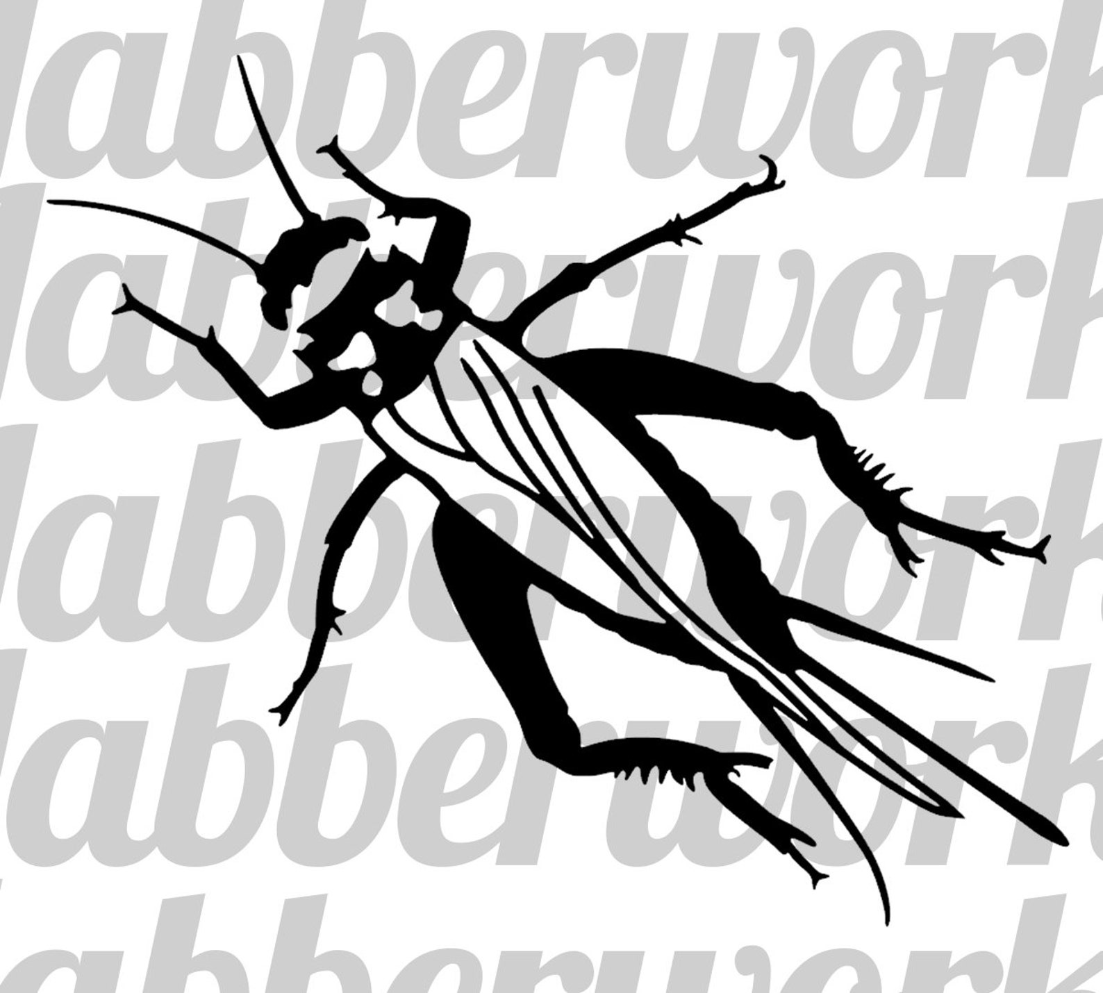 Cricket Custom Vinyl Decal Original Insect Design | Etsy